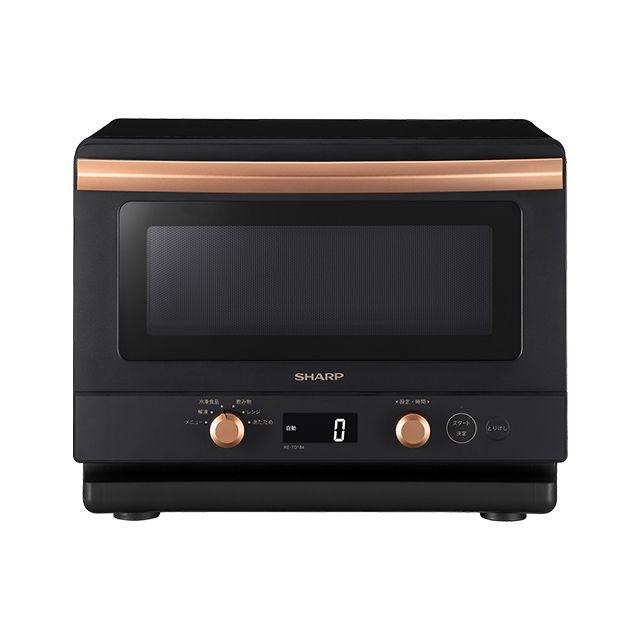 単機能レンジ 普段使いのあたためも、パパっとレンジ調理も (ブラック系) シャープ RE-TD184-B【送料無料】 (RETD184B)