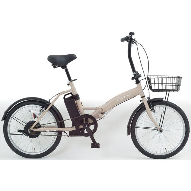 電動アシスト自転車 20型 SUISUI シングル 折り畳み ワンモードアシスト 5.8Ah ライトベージュ KAIHOU SST-AIS20DBE【送料無料】 (SSTAIS20DBE)