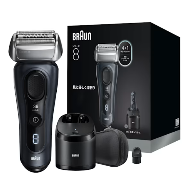電気シェーバー シリーズ8 洗浄台付き ブラウン 8663cc【送料無料】