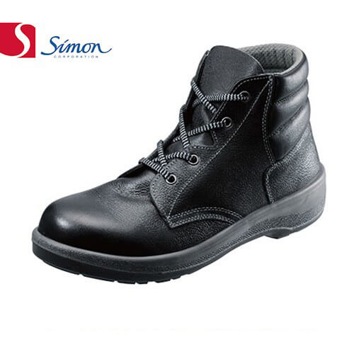 安全靴 ハイカット シモン Simon 7522黒 1128780 紐靴 JIS規格