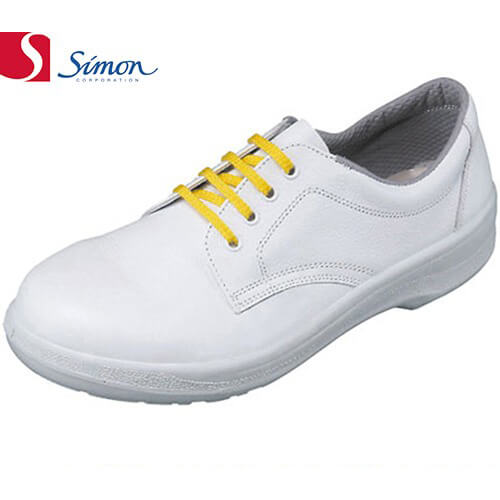 安全靴 シモン Simon 7511白静電靴 1128840 紐靴 JIS規格