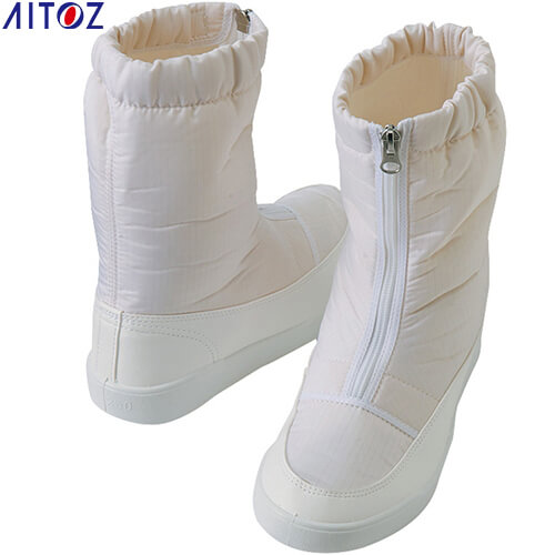 作業ブーツ AITOZ アイトス クリーンルームシューズ（ハーフブーツ） AZ-59704 紐なし 先芯なし