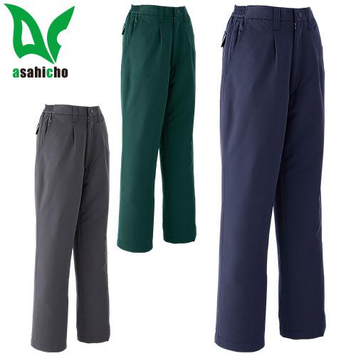 防寒パンツ Asahicho 旭蝶繊維 パンツ(ワンタック脇シャーリング) 68800 作業着 防寒 作業服防寒パンツ 作業着 作業服 防寒 防寒着 パンツ 防寒ズボン 暖かいズボン ズボン メンズ 冬用 冬 アウトドア ワークパンツ ゆったり 外作業
