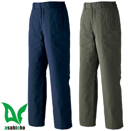 防寒パンツ Asahicho 旭蝶繊維 パンツ(ノータック脇シャーリング) E65500 作業着 防寒 作業服防寒パンツ 作業着 作業服 防寒 防寒着 パンツ 防寒ズボン 暖かいズボン ズボン メンズ 冬用 冬 アウトドア ワークパンツ ゆったり 外
