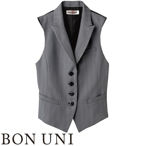 ベスト 制服 ユニフォーム ボンユニ BONUNI ボストン ベスト 15215-96 飲食店 レストラン カフェ バー ラウンジ レディース ホテル ブライダル ソムリエ おしゃれ かっこいい