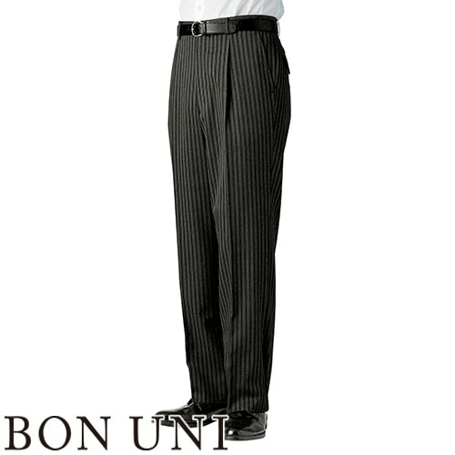 パンツ スラックス ズボン 制服 ユニフォーム ボンユニ BONUNI ボストン コールパンツ(アジャスター付) 01155-01 飲食店 メンズ レストラン カフェ おしゃれ かっこいい