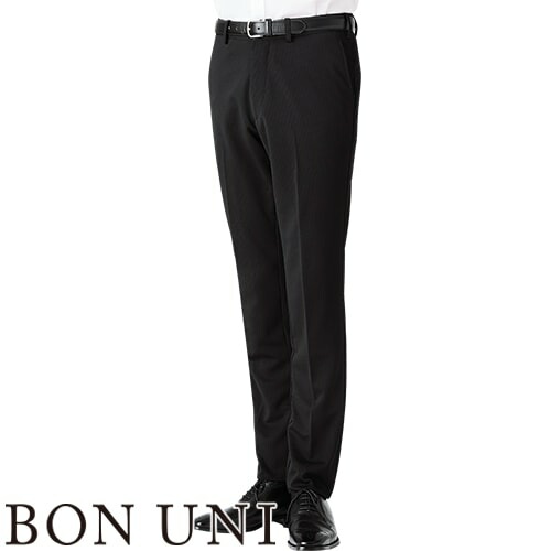 パンツ スラックス ズボン 制服 ユニフォーム ボンユニ BONUNI ボストン ニットスラックス 12115-99 飲食店 メンズ レストラン カフェ おしゃれ かっこいい