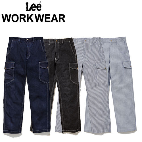 作業服 レディース パンツ Lee レディスカーゴパンツ LWP63002 作業着 通年 秋冬 デニム おしゃれ シンプル スタイリッシュ
