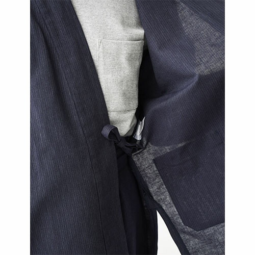 作務衣 和風 甚平 じんべい セブンユニフォーム 作務衣上衣[男] EC3111