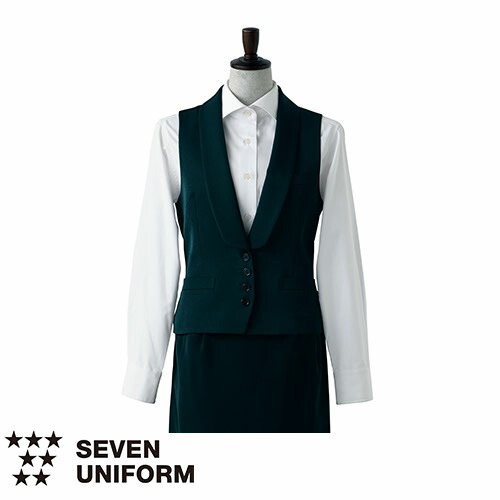 ベスト 制服 ユニフォーム セブンユニフォーム ベスト[女] CJ4329-9 飲食店 レストラン カフェ バー ラウンジ レディース ホテル ブライダル ソムリエ おしゃれ かっこいい