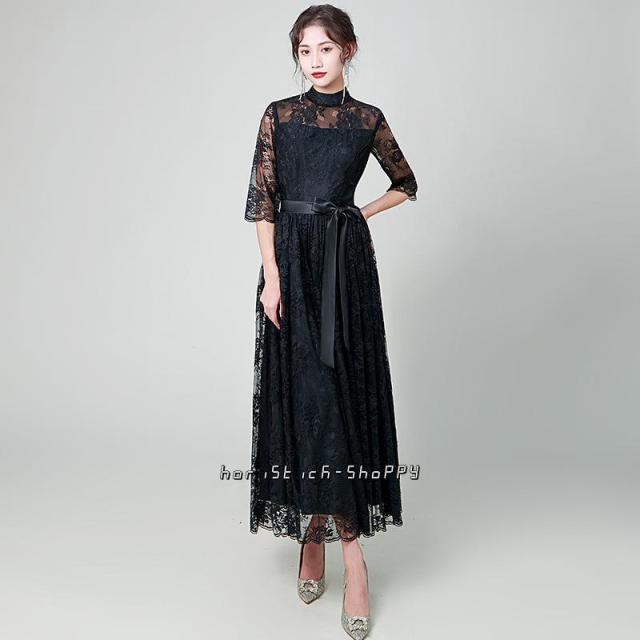 パーティードレス 結婚式 服装 ドレス ワンピース 20代 10代 30代 hapフォーマルドレス 50代 女性 お呼ばれ 母親 親族 フォーマルワンピース