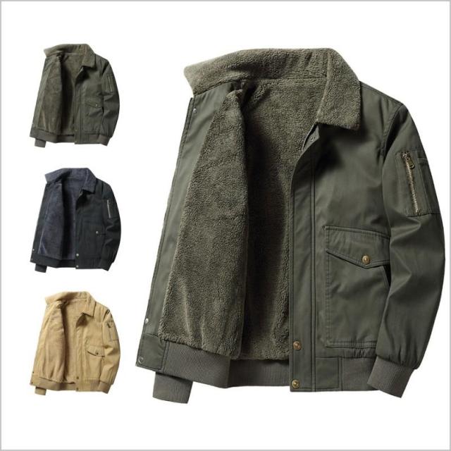 メンズ ミリタリージャケット 裏起毛 裏ボアジャケット 暖かい 防寒 厚手 春物 アウター アウトドア 30代 40代 50代
