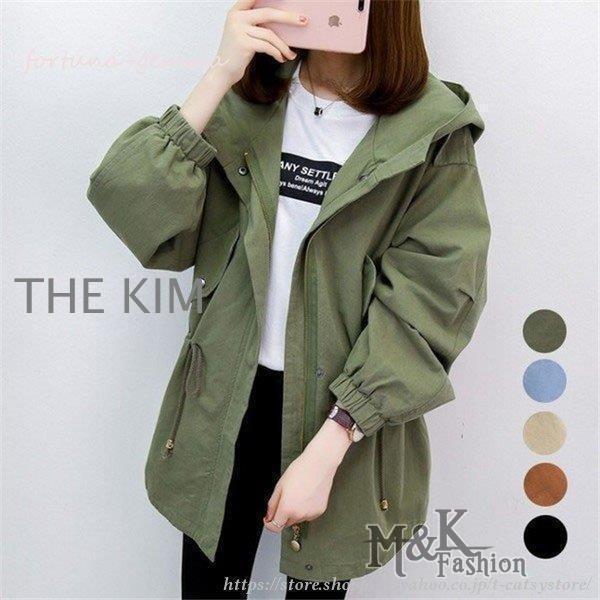 スプリングコート レディース ショート丈 モッズジャケット ミリタリージャケット トレンチコート 春アウター キレイめ カジュアル 新作