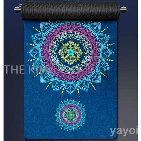 ヨガマット 8mm ピラティス トレーニングマット ダイエット器具 軽い 滑り止め ストレッチマット ホットヨガ