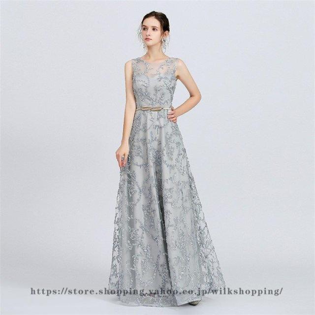 ロングドレス 演奏会 パーティードレス ドレス レディース 結婚式 ドレス ワンピース 4タイプ ロング丈 ピアノ 発表会 お呼ばれ 二次会 披露宴 上品 大人