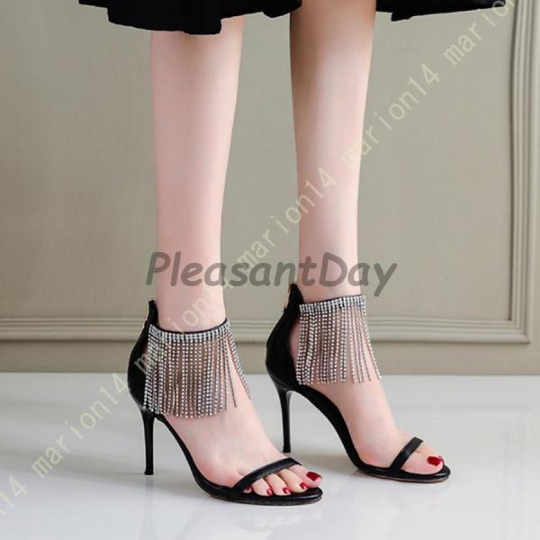 サマーブーツ サンダル オープントゥ ピンヒール レディース ブーツサンダル カジュアル シューズ グラディエーターサンダル 美脚 靴 ブーサン 夏 ハイヒール