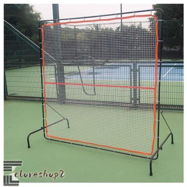 テニス＆ラケットスポーツボールバックボード用6.7x 6フィートリバウンドウォール、ポータブルテニスリバウンドネット、すべての年齢層に適した屋内および屋外ト