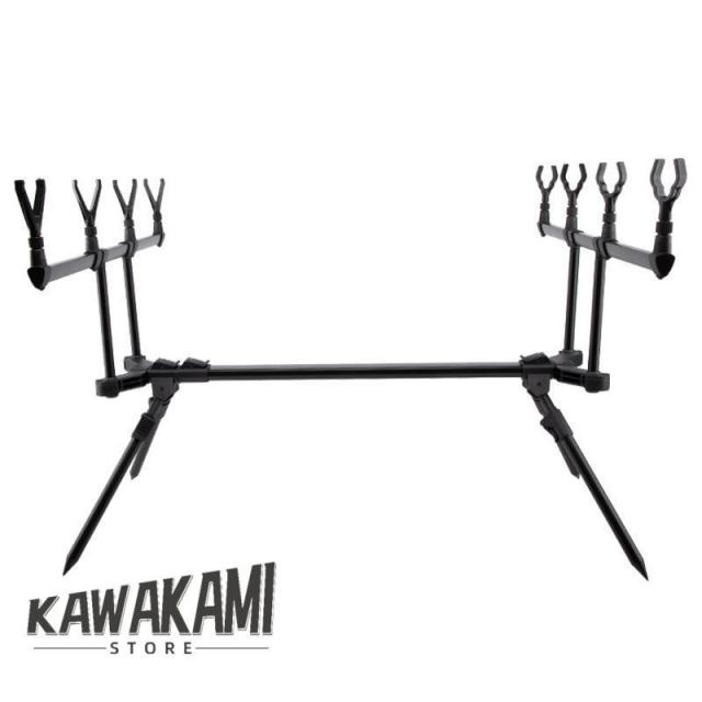 ロッドポッドホルダー 取り外し可能な釣り竿スタ 折りたたみ式キャリーバッグ付き格納式釣り竿ホルダー