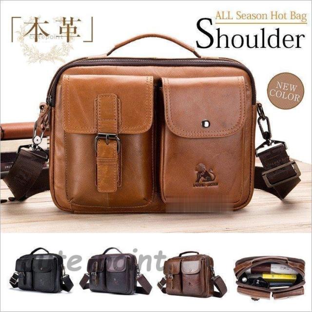 ワンショルダーバッグ ショルダーバック 斜めがけ 手提げかばん 本革 かばん メンズ 復古 カジュアル バッグ メンズバッグ トートバッグ ハンドバッグ 通勤 新作