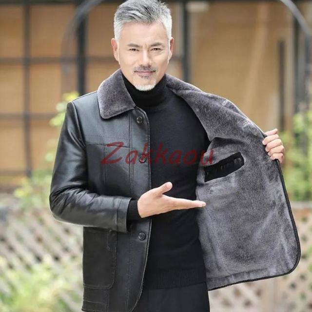 メンズ革ジャン ムートンコート　レザージャケット　裏起毛　ムートンジャケット　メンズジャケット　バイクジャケット　ライダースジャケット　お兄系