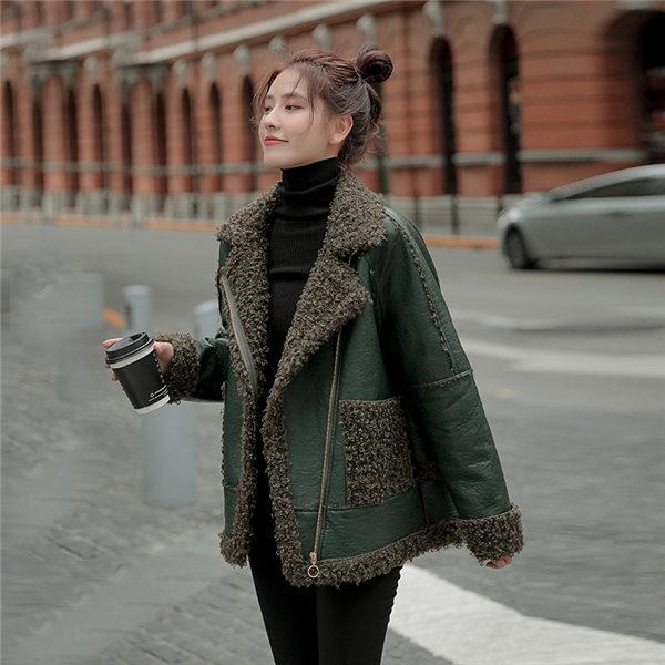 ライダースジャケット レディース バイク フリースジャケット 防寒アウター フェイクレザージャケット ファッション オシャレ クラシック 防風 防寒着