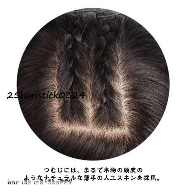ウィッグ ヘアピース 部分ウィッグ 人毛 レディース 白髪隠れ 増毛