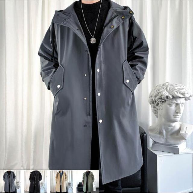モッズコート メンズ ロング丈 ミリタリー ロングコート 大きいサイズ スプリントコート 秋 大きいサイズ