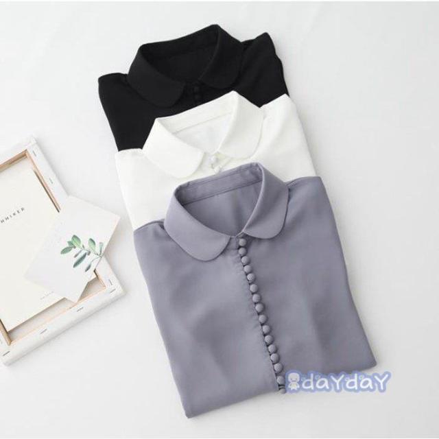 フォーマル シャツ ブラウス シャツ 無地 大きいサイズ 白 長袖 シフォンブラウス オフィス レディース フォーマル 通勤 黒 トップス