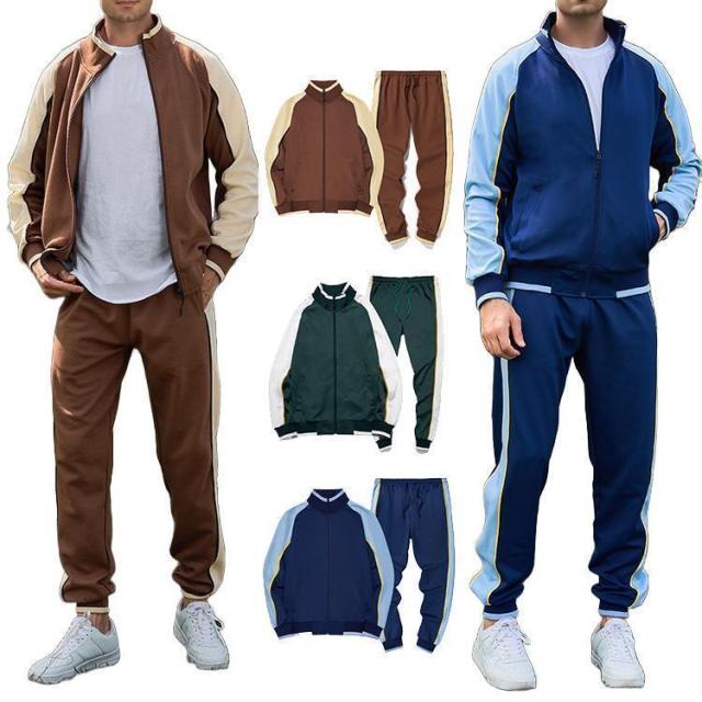 ジャージ 上下 メンズ セットアップ スウェット上下セット トラック+ジョガーパンツ 春服 春物