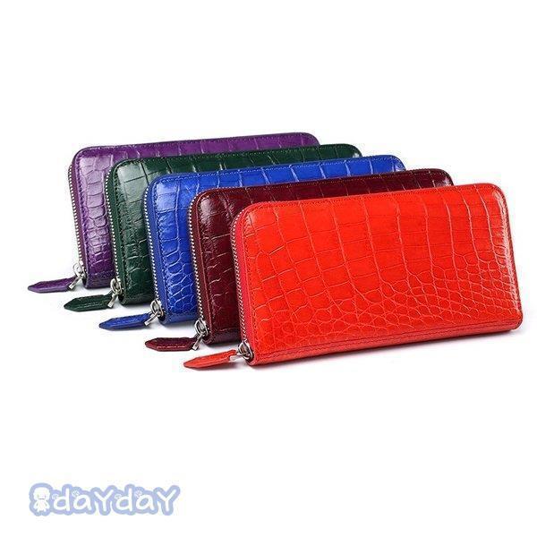 財布 本革　ワニ革　長財布 束入 メンズ財布 レディース財布 クロコダイル革 鰐革 無双仕様 小銭入れ カード