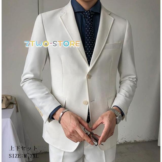 メンズスーツ フォーマルスーツ 2つボタンスーツ 上下セットスーツ タキシードスーツ 披露宴 結婚式 二次会 成人式 卒業式 就職活 ビジネススーツ カッコイイ