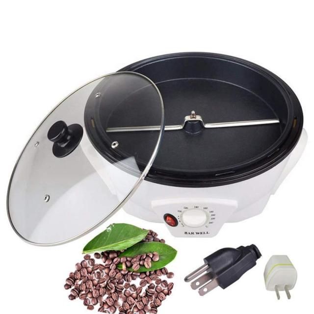 コーヒーロースター 自動 コーヒー生豆焙煎器 小型 コーヒー豆ロースター 焙煎器 業務用 家庭用 焙煎機 500g 温度調節可能100℃ - 240℃ 栗品種 ピーナッツ はと