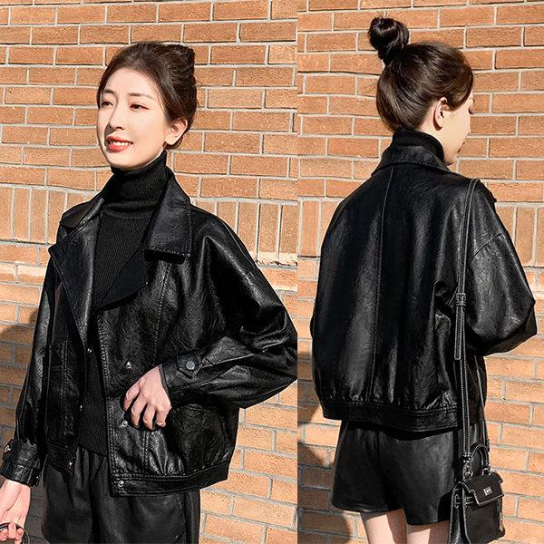 ライダースジャケット レディース バイクジャケット カジュアルジャケット フェイクレザー ダブル シングル バイクジャケット 大人 秋服 黒