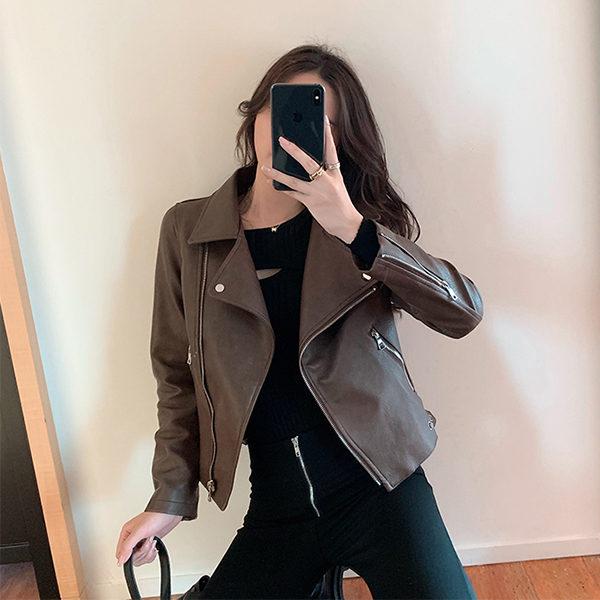 ライダースジャケット レディース ジャケット PUレザージャケット レディース ライダース コート ブルゾン バイクジャケット 春物 ジップアップ ショート丈