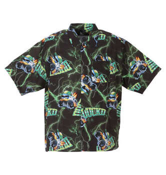 大きいサイズ b-one-soul DUCK DUDEサンダー半袖シャツ 3L 4L 5L 6L MC722001-69353 ラッピング可 送料無料 即日発送