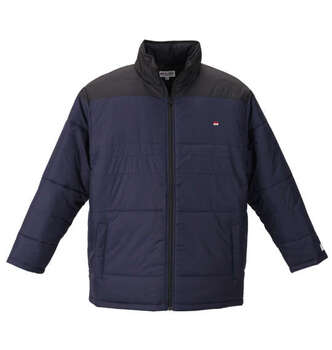 大きいサイズ H by FIGER 切替中綿ジャケット 3L 4L 5L 6L 8L MC393152-70278 ラッピング可 送料無料 即日発送