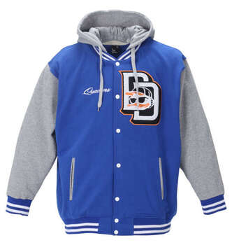 大きいサイズ b-one-soul DUCK DUDEスウェットスタジアムジャケット 3L 4L 5L 6L MC823933-05428 ラッピング可 送料無料 即日発送