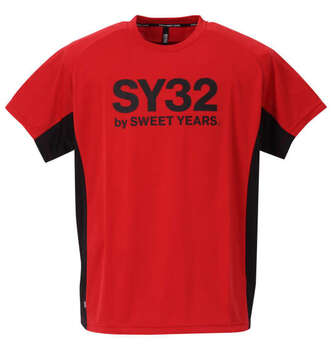 大きいサイズ SY32 by SWEET YEARS アスレチックプラクティス半袖Tシャツ 3L 4L 5L 6L MC835021-84371 ラッピング可 送料無料 即日発送