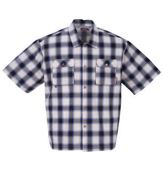 大きいサイズ Coleman 先染めチェック半袖シャツ 3L 4L 5L 6L 7L 8L MC732402-91258 ラッピング可 送料無料 即日発送