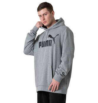大きいサイズ PUMA エッセンシャルビッグロゴプルパーカー 2XL 3XL 4XL ミディアムヘザーグレー ラッピング可 送料無料 即日発送