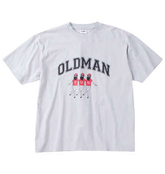 大きいサイズ FUN for modemdesign オジサン両面プリント半袖Tシャツ 3L 4L 5L 6L MC842161-40406 ラッピング可 送料無料 即日発送