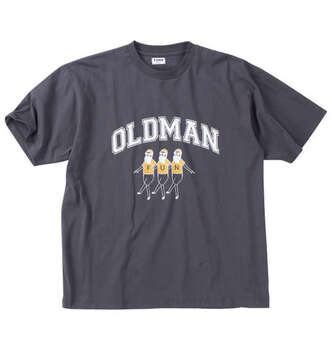 大きいサイズ FUN for modemdesign オジサン両面プリント半袖Tシャツ 3L 4L 5L 6L MC842162-40407 ラッピング可 送料無料 即日発送