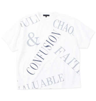 大きいサイズ in the attic クロスエンボスロゴ半袖Tシャツ 3L 4L 5L 6L MC842101-43045 ラッピング可 送料無料 即日発送