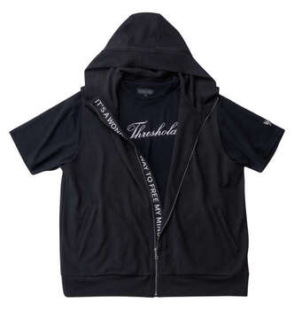 大きいサイズ in the attic ジャガードノースリーブパーカー+半袖Tシャツ 3L 4L 5L 6L MC842122-44162 ラッピング可 送料無料 即日発送