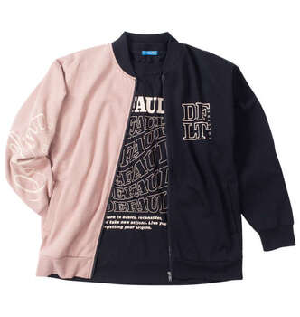 大きいサイズ ＣＯＬＬＩＮＳ 裏起毛配色フルジップブルゾン＋半袖Tシャツ ３Ｌ ４Ｌ ５Ｌ ６Ｌ ８Ｌ MC843112-72282 ラッピング可 送料無料 即日発送