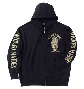 大きいサイズ ＳＨＥＬＴＹ 裏毛刺繍＆プリントフルジップパーカー ３Ｌ ４Ｌ ５Ｌ ６Ｌ MC843112-73828 ラッピング可 送料無料 即日発送