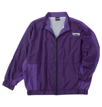 大きいサイズ THRASHER ナイロンワッシャー裏メッシュブルゾン 3L 4L 5L 6L MC343253-75222 ラッピング可 送料無料 即日発送