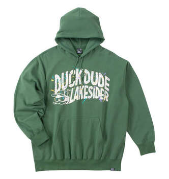 大きいサイズ b one soul DUCK DUDEレイクサイダースプラッシュプルパーカー 3L 4L 5L 6L MC843173-75229 ラッピング可 送料無料 即日発送