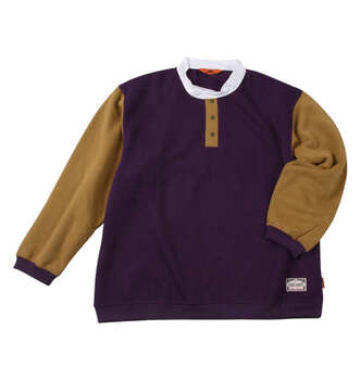 大きいサイズ KRIFF MAYER レトロカラーヘンリーネックスウェット 3L 4L 5L 6L 8L MC846913-83624 ラッピング可 送料無料 即日発送