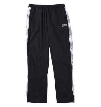 大きいサイズ SY32 by SWEET YEARS テープデザインナイロンパンツ 3L 4L 5L 6L MC451302-97425 ラッピング可 送料無料 即日発送